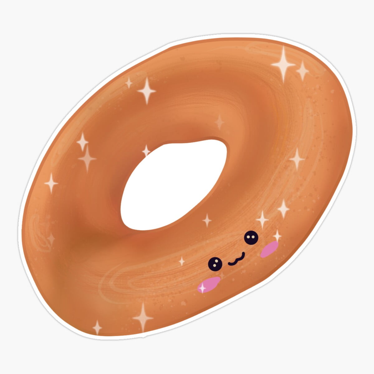 DOPASTICKER Happy Pandebono Sticker, Phone Sticker Water Bottle Sticker ...