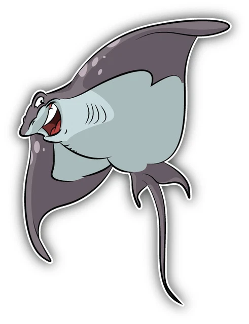 DOPASTICKER Happy Ray Sticker Decal Phone Decal Water Bottle Stickers ...