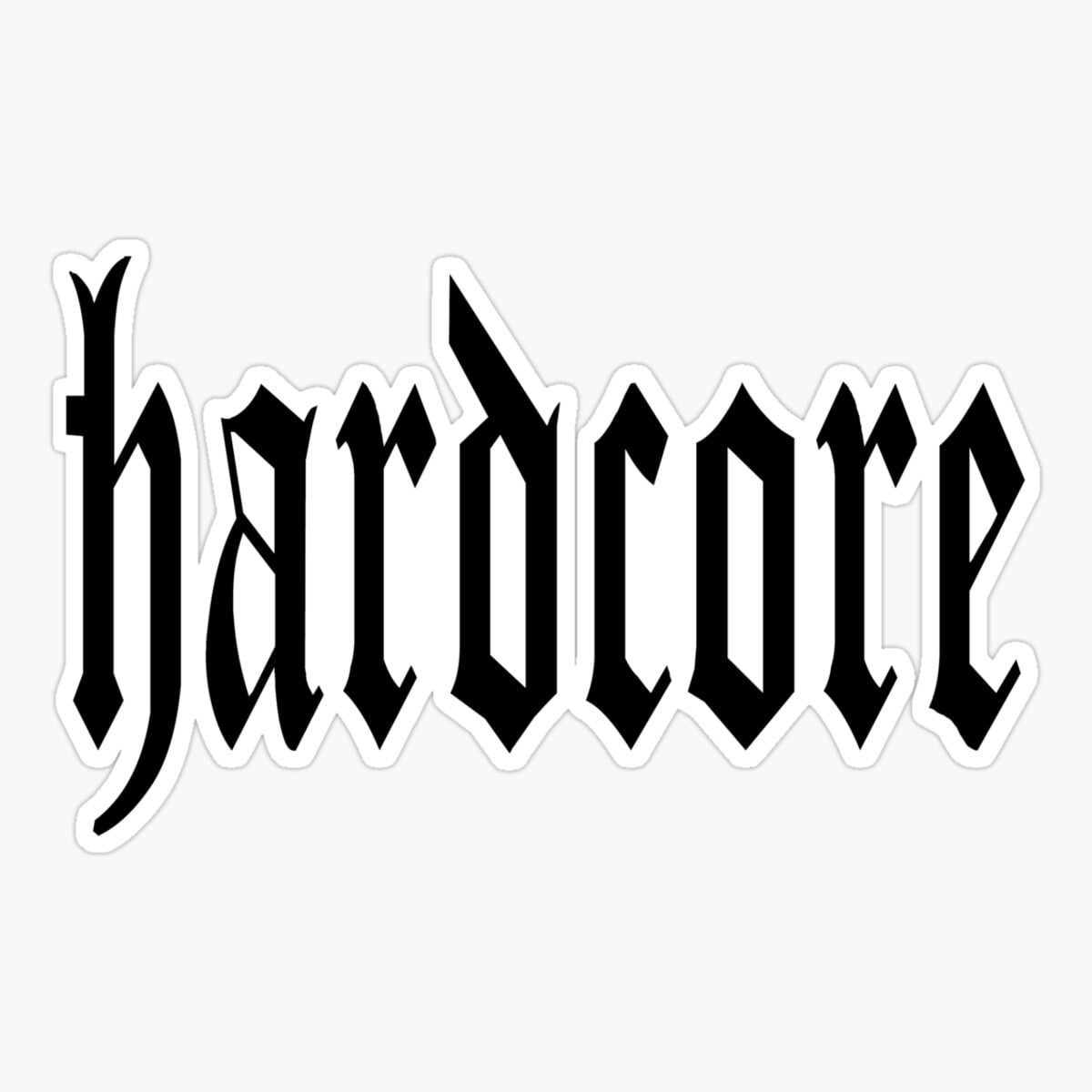 DOPASTICKER Hardcore Punk Sticker, Phone Sticker Car Stickers, Birthday Gift - Walmart.com