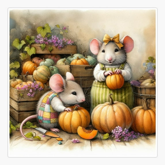 DOPASTICKER Harvest Friends Sticker, Phone Sticker Water Bottle Sticker ...