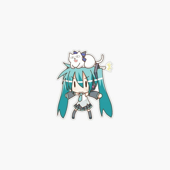 DOPASTICKER Hatsune Miku Sticker, Phone Sticker Water Bottle Sticker ...