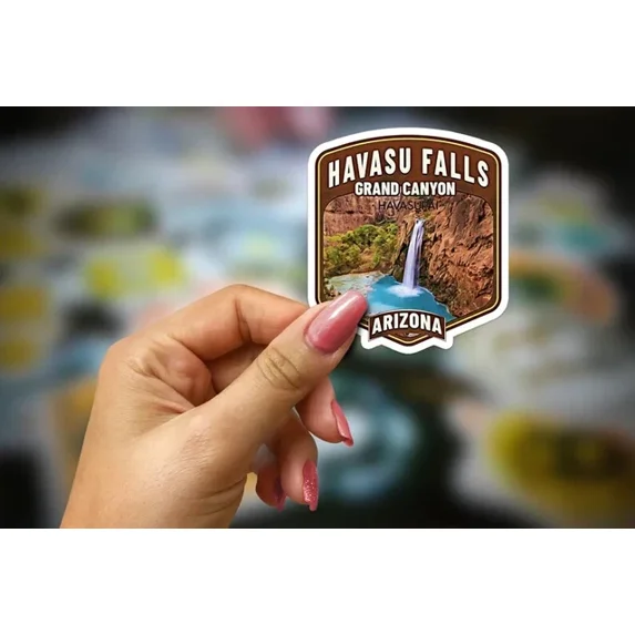DOPASTICKER Havasu Falls Grand Canyon Sticker Us Laptop, National Park ...