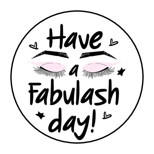 DOPASTICKER Have A Fabulash Day Stickers Eye Lashes Phone Decal Water ...