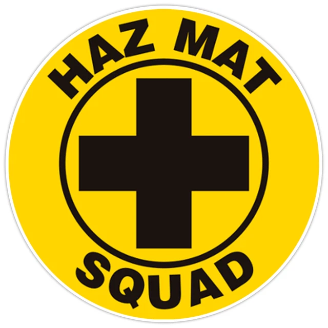 DOPASTICKER Haz Mat Squad Sticker Military Soldier Decal Phone Decal ...