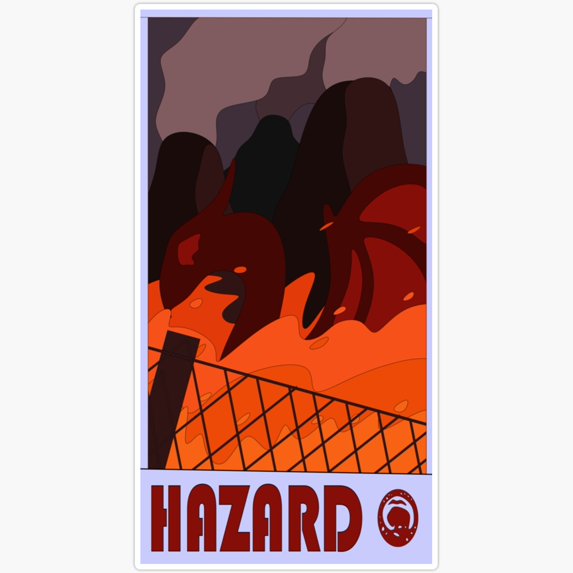 DOPASTICKER Hazard (Punk Hazard) Sticker Decorative Laptop, Phone ...