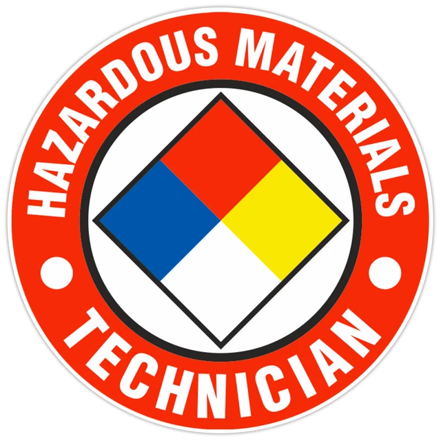 DOPASTICKER Hazardous Materials Technician With Nfpa Sticker Military ...