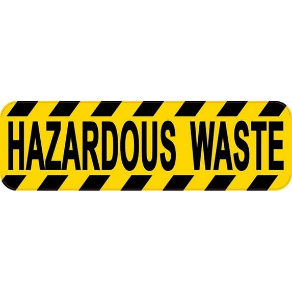 DOPASTICKER Hazardous Waste Sticker Phone Sticker, Latop Sticker, Lover ...
