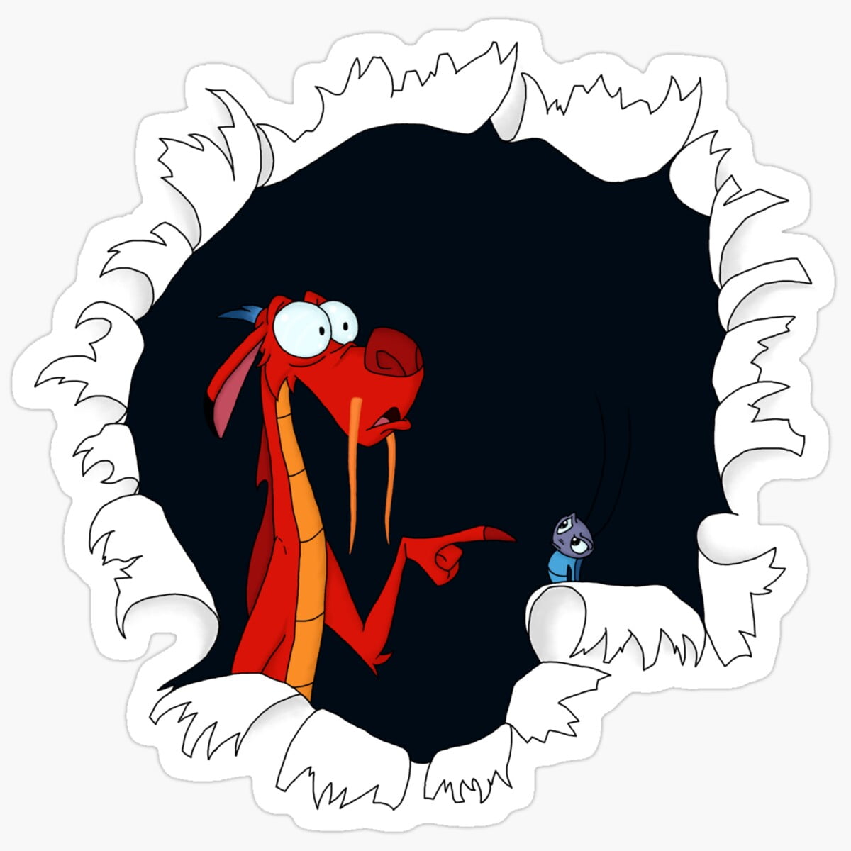 DOPASTICKER He Did It Sticker. Gift You - Decorate Laptops, Water ...