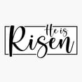 DOPASTICKER He Is Risen Sticker, Phone Sticker Water Bottle Sticker Car ...