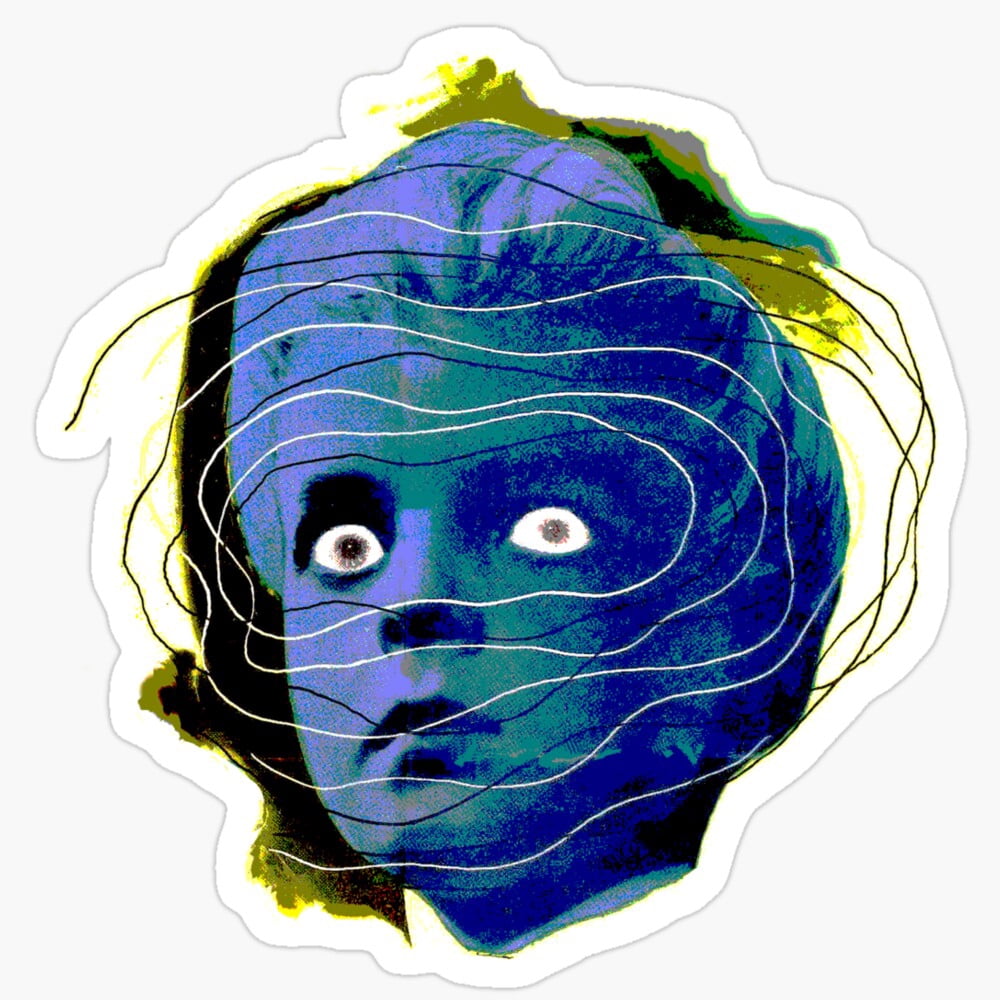 DOPASTICKER Head Of The Damned Perfect Sticker Gift Everyone Phone ...