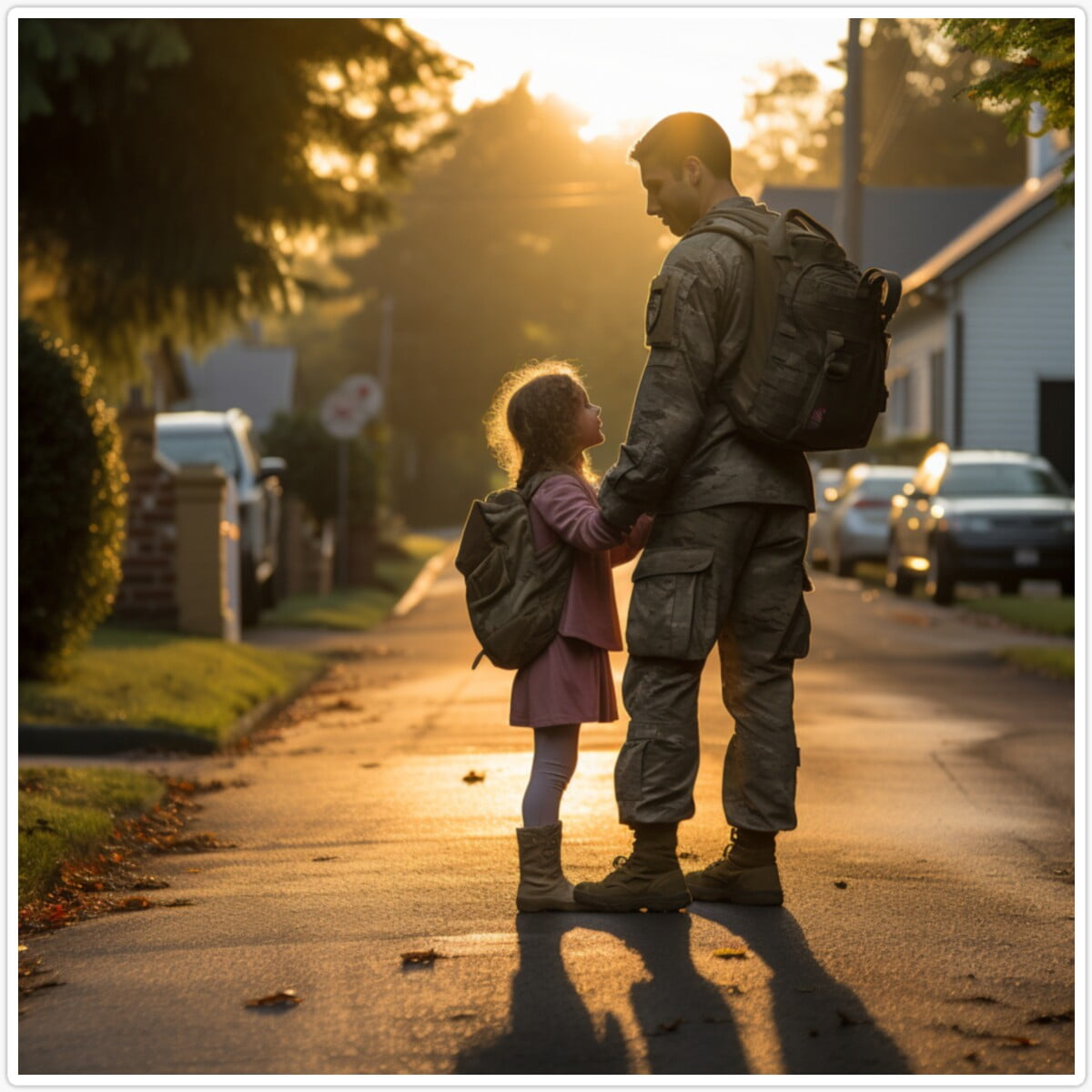 DOPASTICKER Heartfelt Reunion: Military Homecoming Sticker Decorative ...