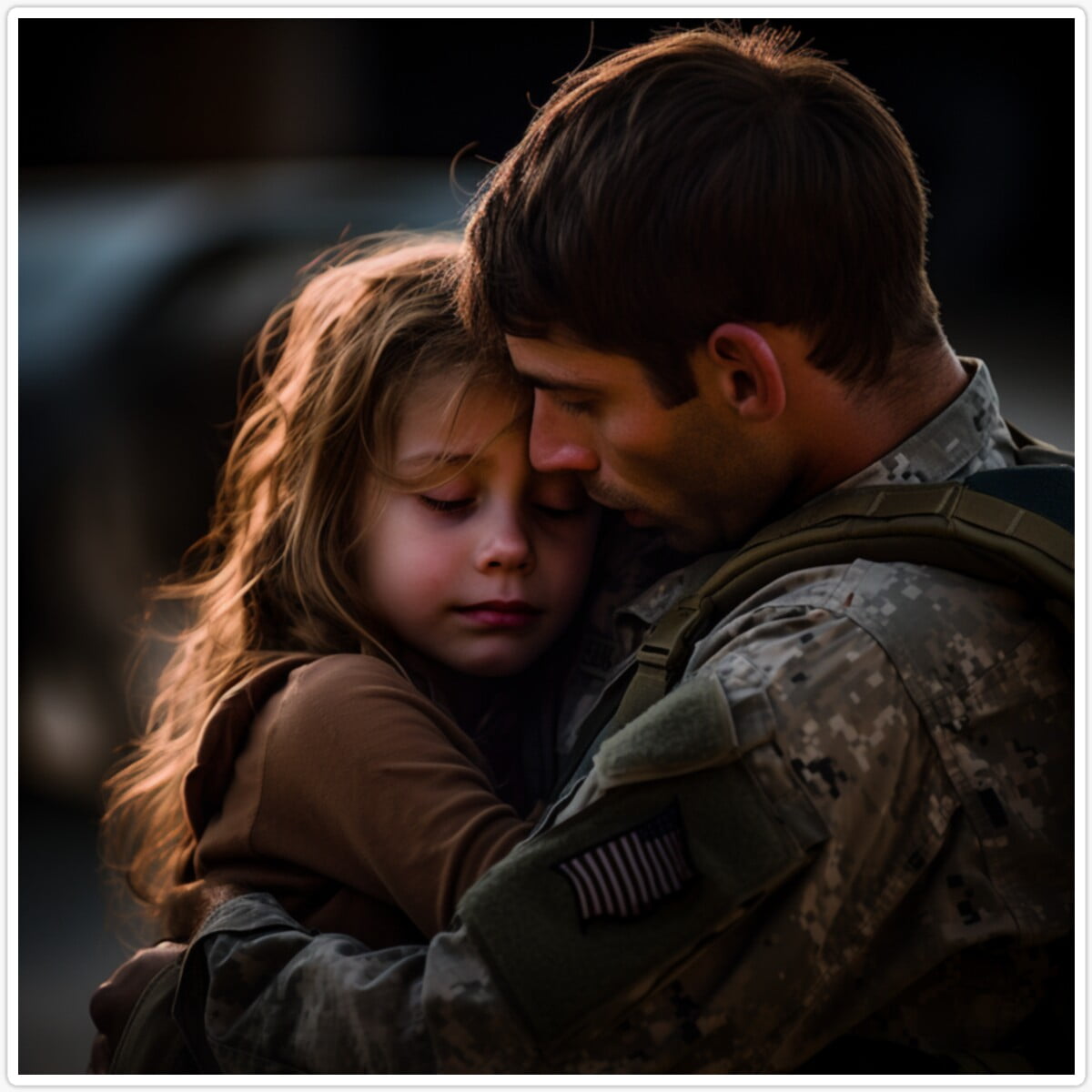 DOPASTICKER Heartwarming Soldier Reunion, Love Over Distance Sticker ...