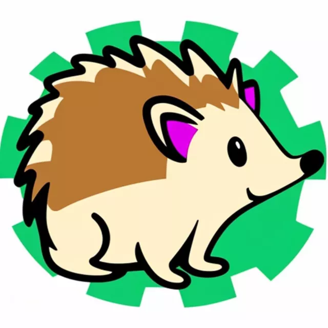 DOPASTICKER Hedgehog Sticker Cute Pet Animal Cartoon Spikey Quills ...