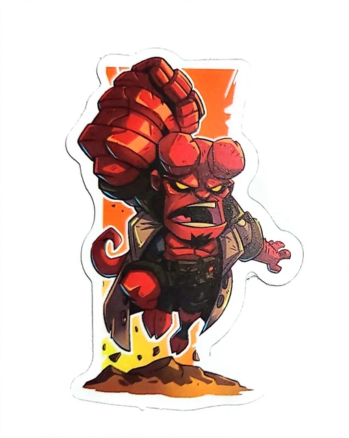 DOPASTICKER Hellboy Dark Horse Comics Anime Manga Sticker Phone Decal ...