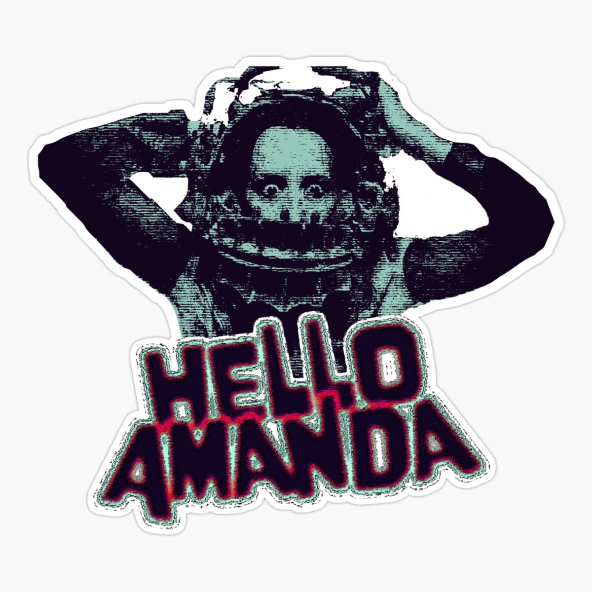 DOPASTICKER Hello Amanda Saw (2004) Graphic Print Sticker, Phone ...