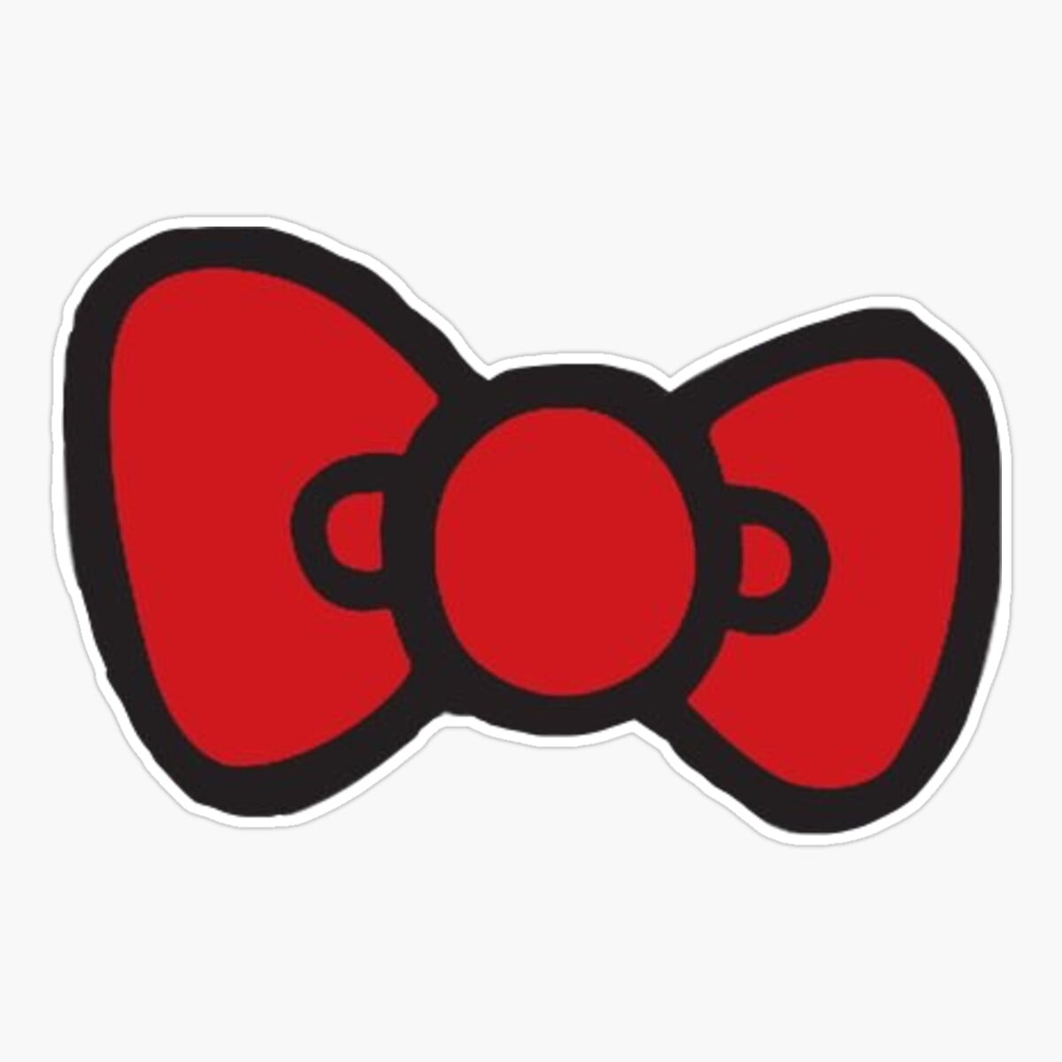 DOPASTICKER Hello Kitty Bow Sticker, Phone Sticker Car Stickers ...