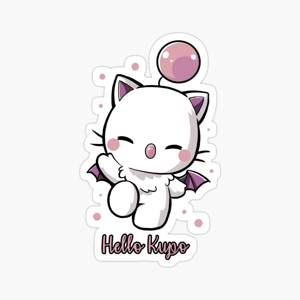 DOPASTICKER Hello Kupo Decorative Laptop, Phone Stickers, Waterproof ...