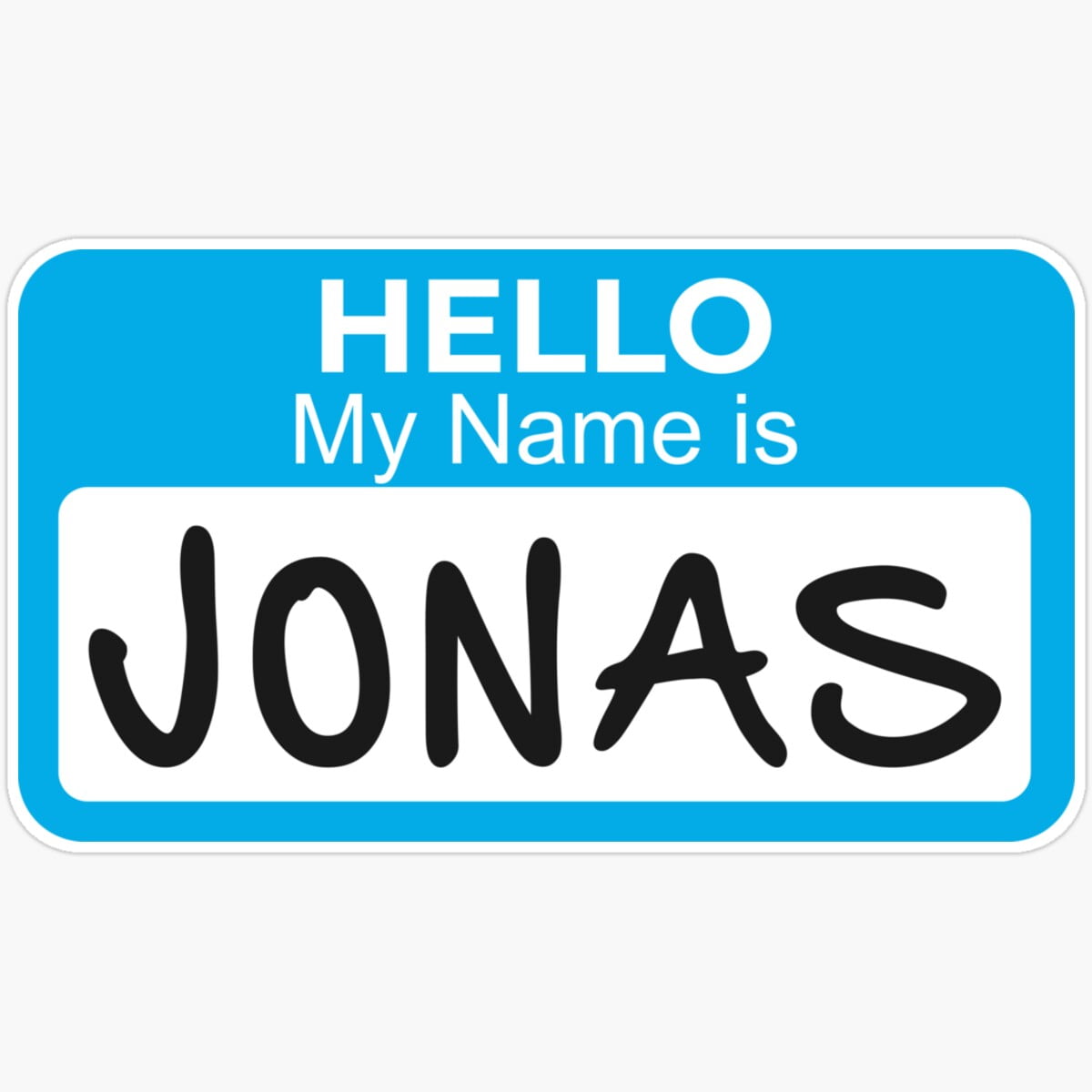 DOPASTICKER Hello My Name Is Jonas: Nostalgic Tribute To 90'S Alt ...