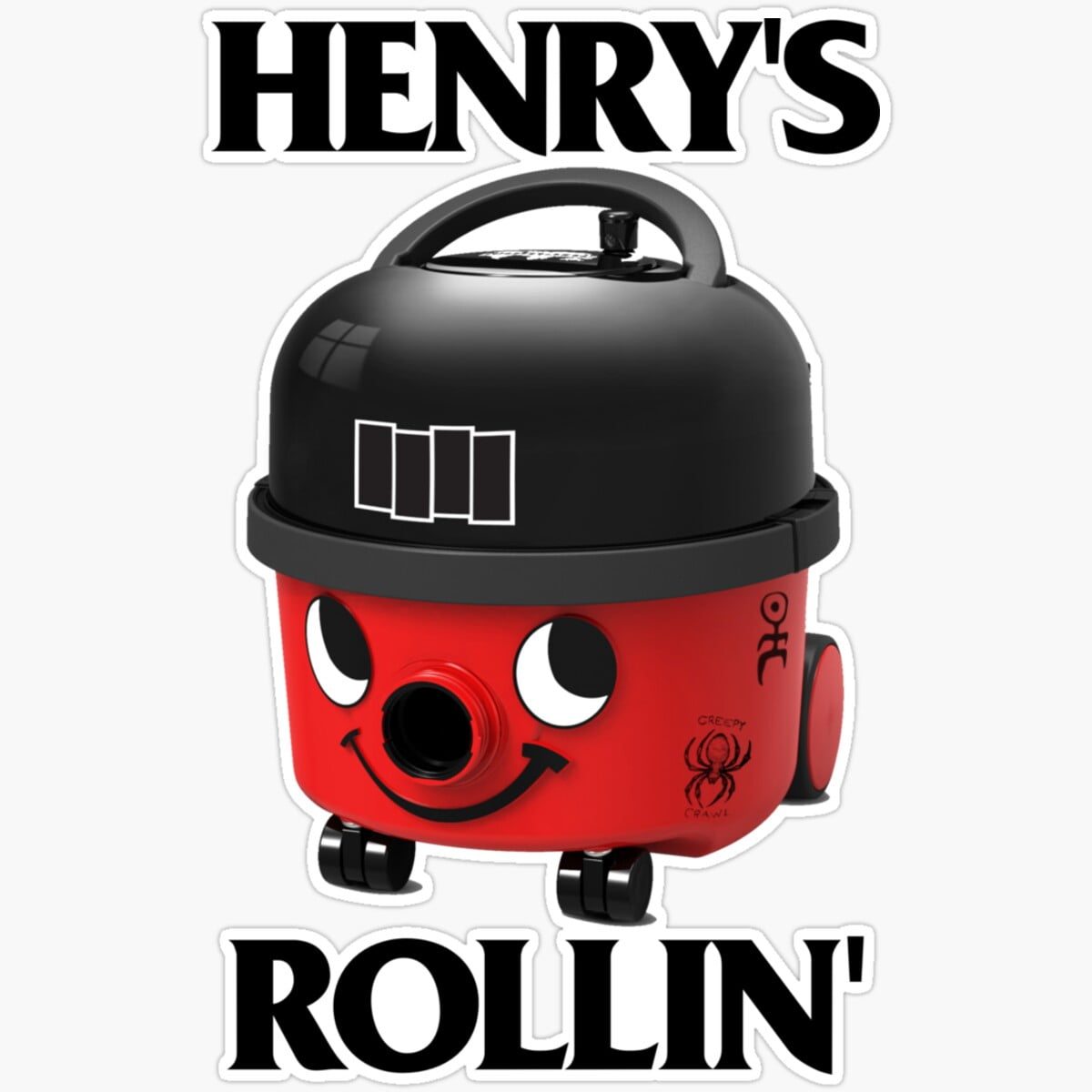 DOPASTICKER Henry Rolling Sticker Decorative Laptop, Phone Stickers ...