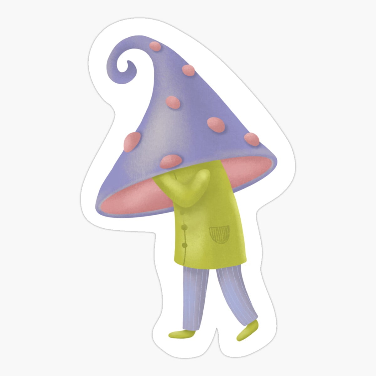 DOPASTICKER Here'S A Cute Cottagecore Style Mushroom Sticker, Phone ...
