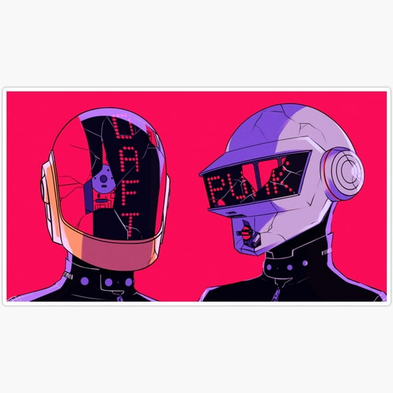 DOPASTICKER Hero Robot #1 & Hero Robot #2 Sticker Decorative Laptop ...