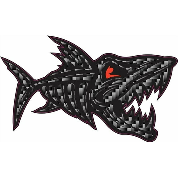 DOPASTICKER Herringbone Fish Skeleton Sticker Phone Sticker, Latop ...