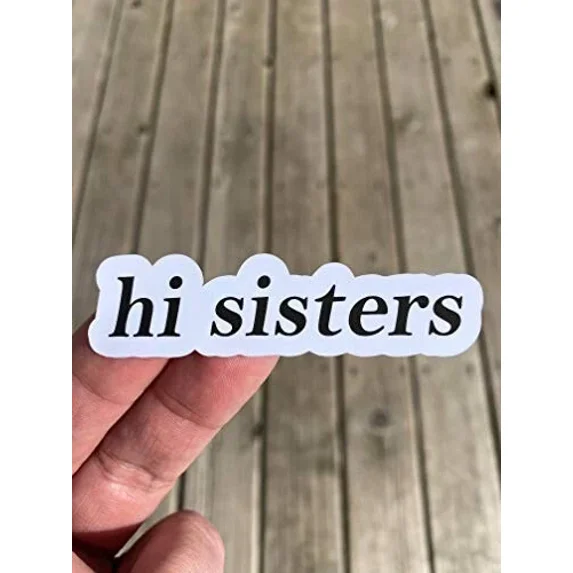 DOPASTICKER Hi Sisters Sticker Phone Decal Water Bottle Stickers, Cars ...