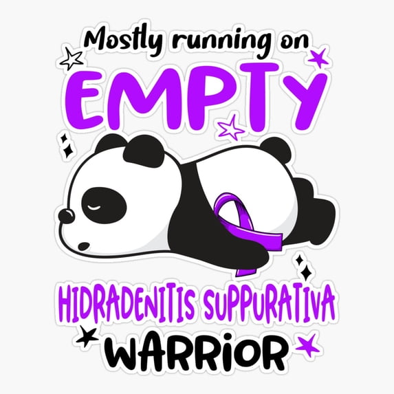DOPASTICKER Hidradenitis Suppurativa Awareness, Running On Empty ...