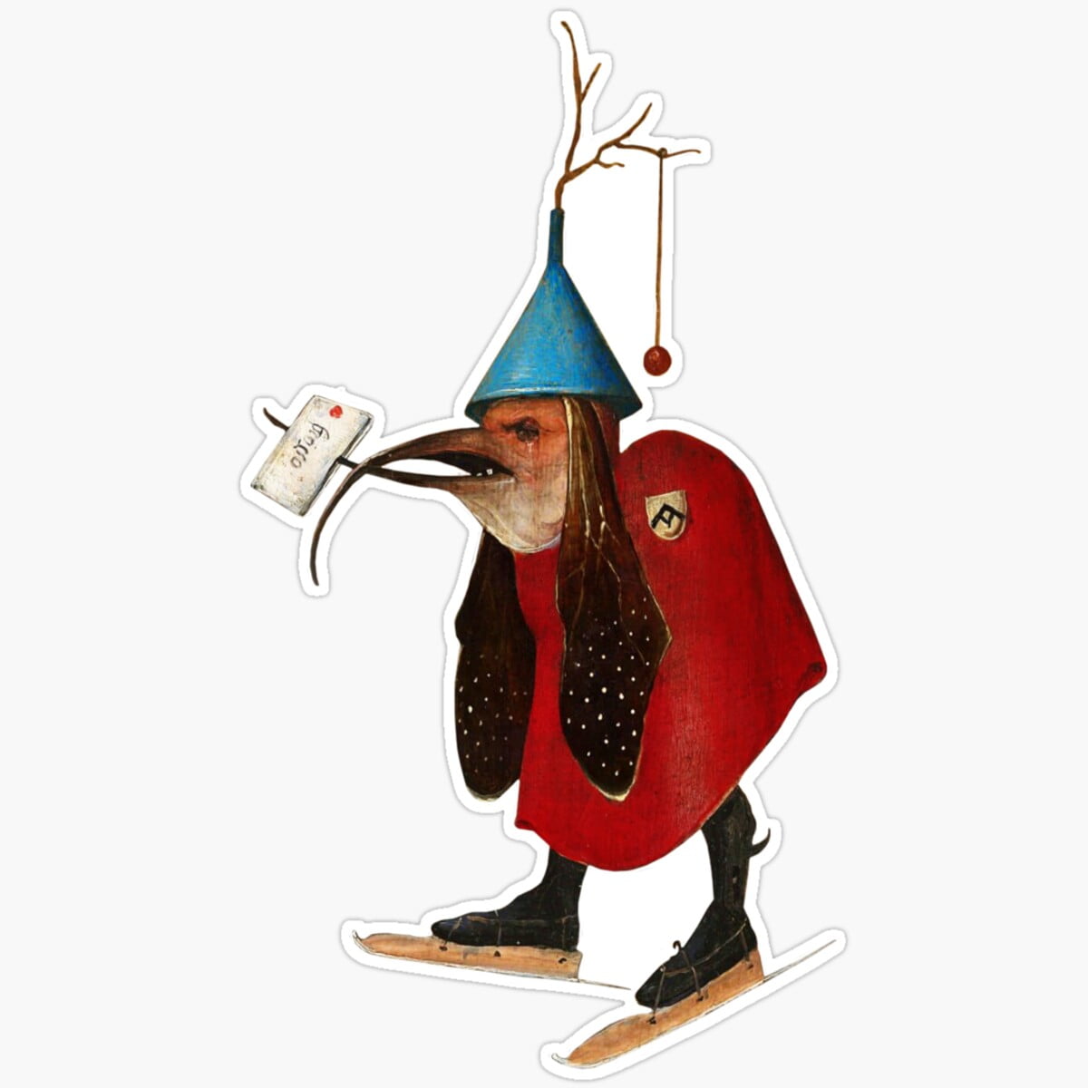 DOPASTICKER Hieronymus Bosch Temptation Of St. Anthony Creature Sticker ...