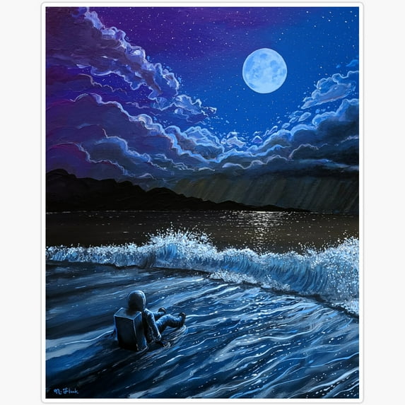 DOPASTICKER High Tide Sticker Decorative Laptop, Phone Stickers ...