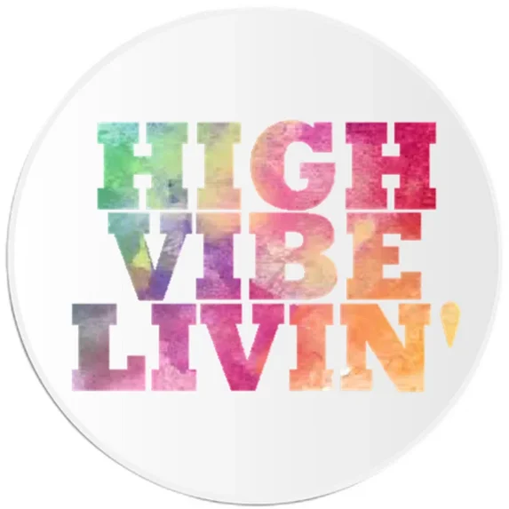 DOPASTICKER High Vibe Livin', Positive Good Vibrations Phone Decal ...