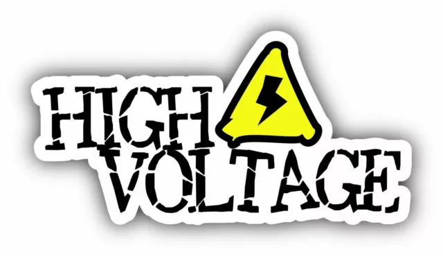DOPASTICKER High Voltage Car Window Sticker Decal Phone Decal Water ...