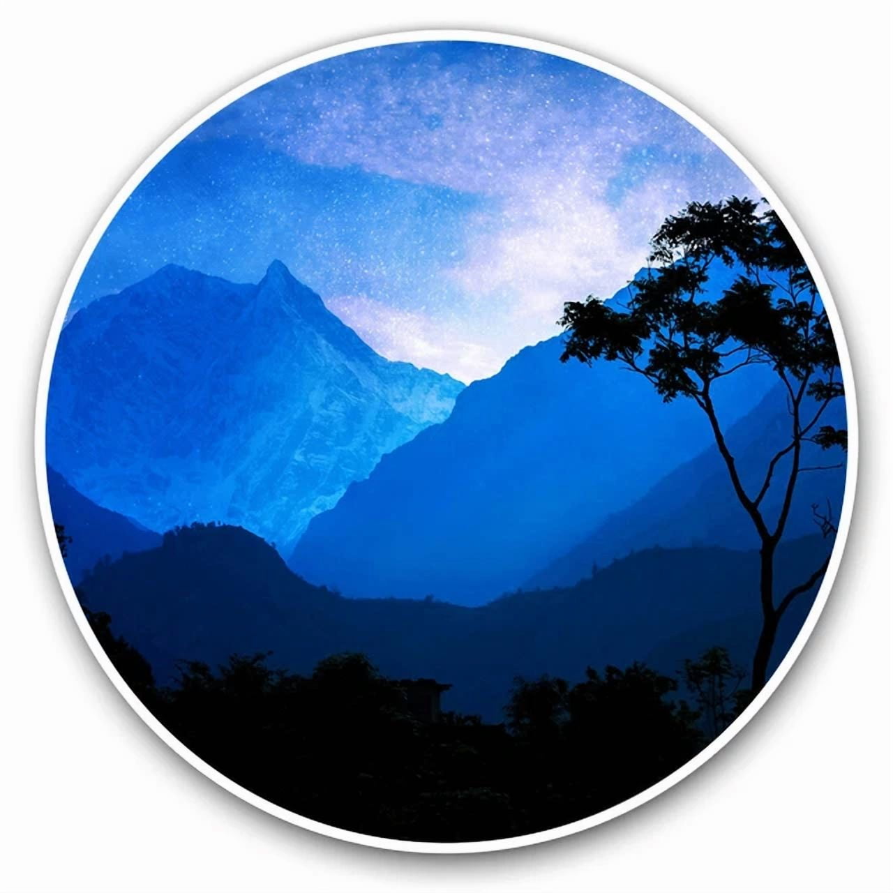 DOPASTICKER Himalayan Mountains Nepal View Cool Gift Decorative Laptop ...