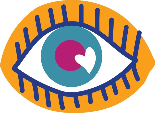 DOPASTICKER Hippie Eye Sticker Colorful Groovy Trippy Hippy Psychedelic ...