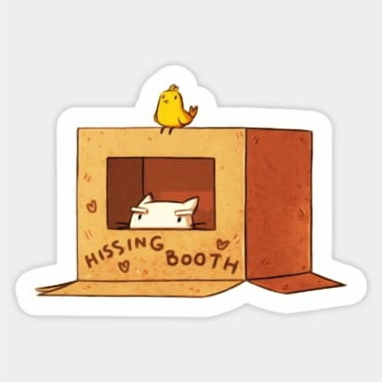 DOPASTICKER Hissing Booth, Phone Sticker, Latop Sticker, Lover Gift ...