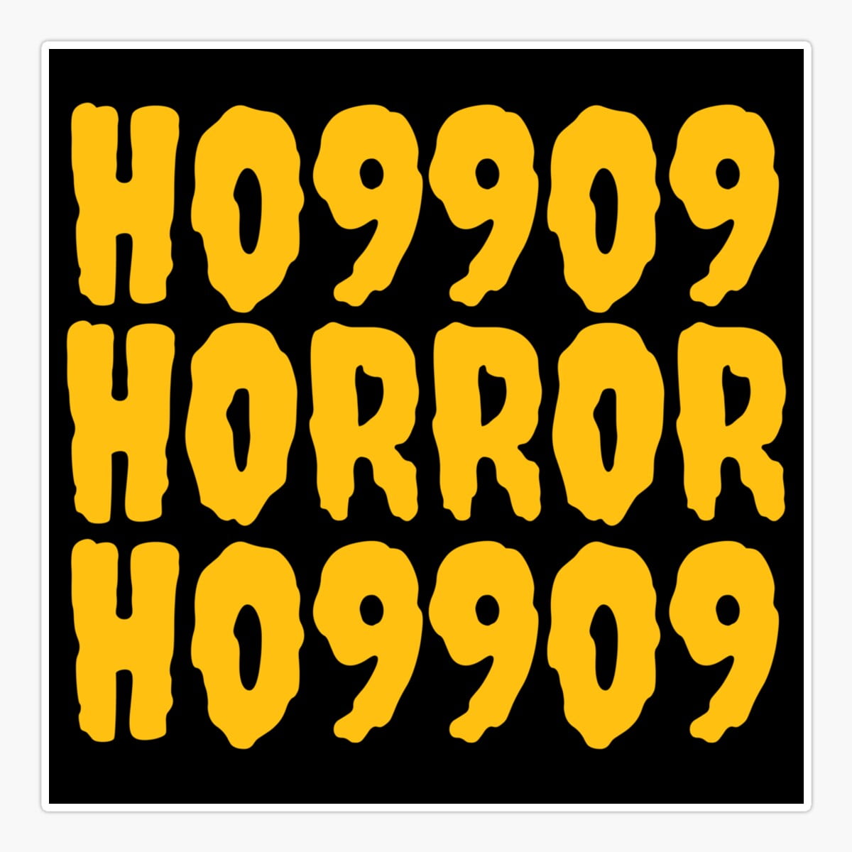 DOPASTICKER Ho99O9, Horror - Sticker, Phone Sticker Water Bottle ...