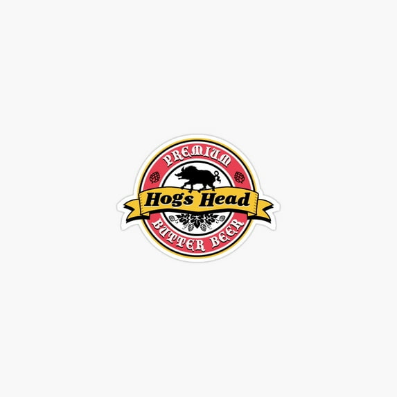DOPASTICKER Hogs Head Butter Beer Sticker Phone Sticker, Latop Sticker ...