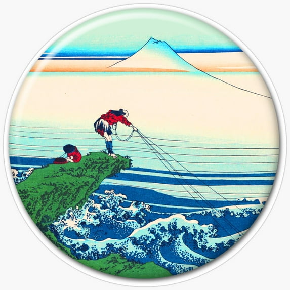 DOPASTICKER Hokusai Thirty Six Views Of Mount Fuji Ukiyo E Sticker ...