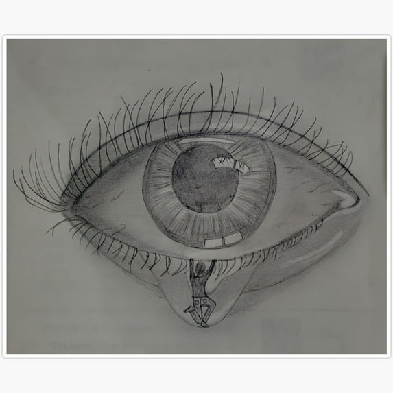 DOPASTICKER Holding Back Tears Sticker Decorative Laptop, Phone ...