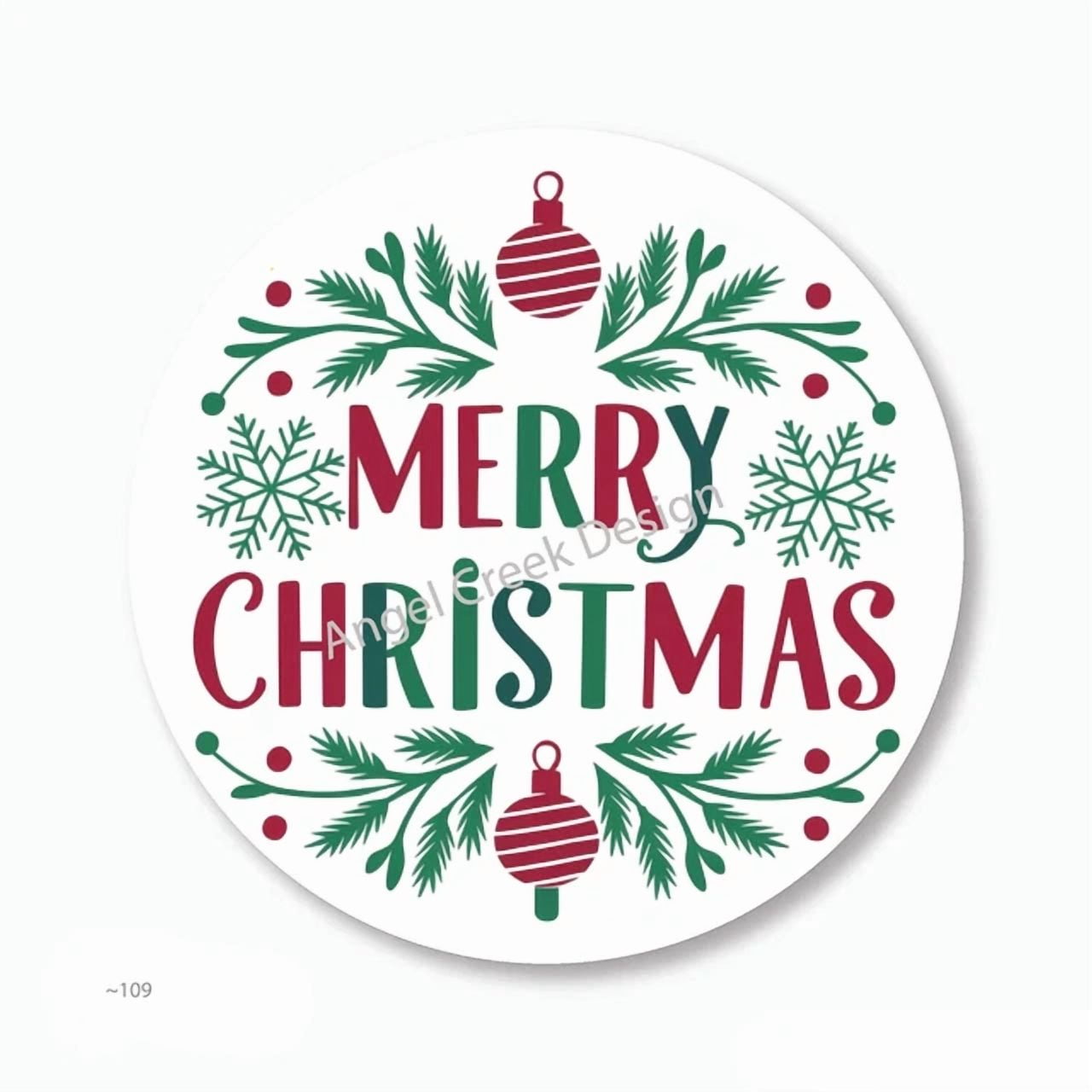 DOPASTICKER Holiday Merry Chri.Stm.As Holly Sprigs Scrapbook Stickers ...