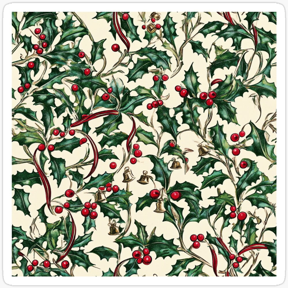 DOPASTICKER Holly And Chris.Tmas Magic Sticker Phone Decal Water Bottle ...