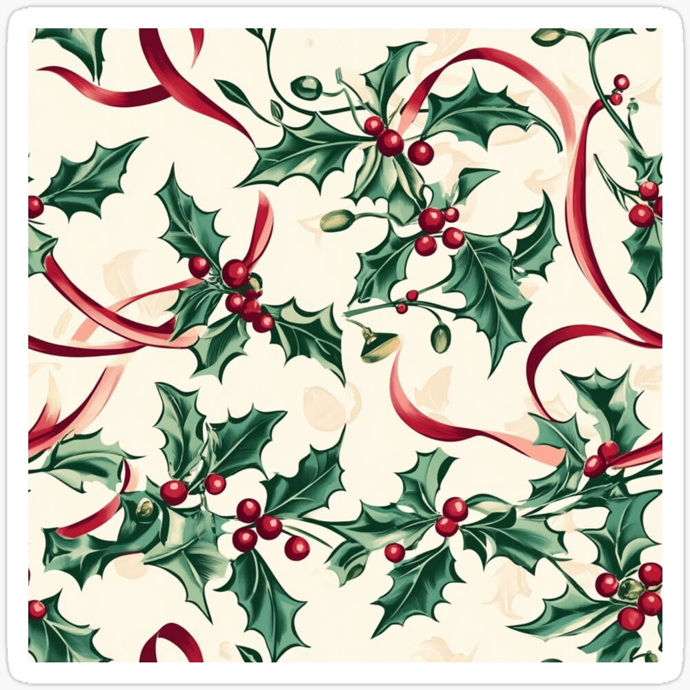 DOPASTICKER Holly And Noel Magic Sticker Phone Decal Water Bottle ...