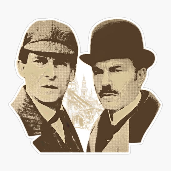 DOPASTICKER Holmes & Watson - The Adventures Of Sherlock Holmes ...