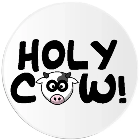 DOPASTICKER Holy Cow, Moo Phone Decal Water Bottle Stickers, Cars ...