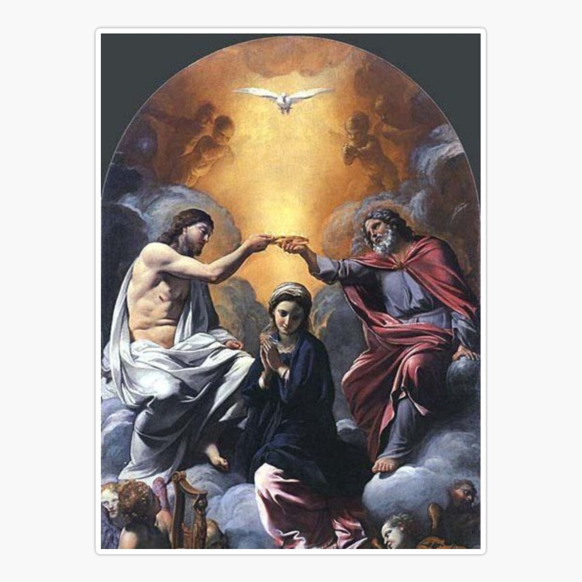 DOPASTICKER Holy Mari Sticker, Phone Sticker Car Stickers, Birthday ...
