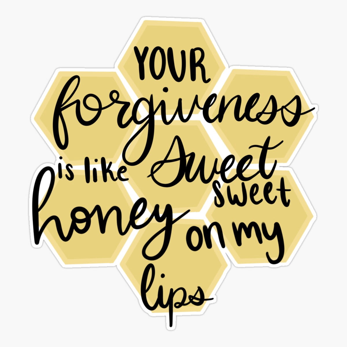DOPASTICKER Holy Water- Your Forgiveness Sticker, Phone Sticker Car ...