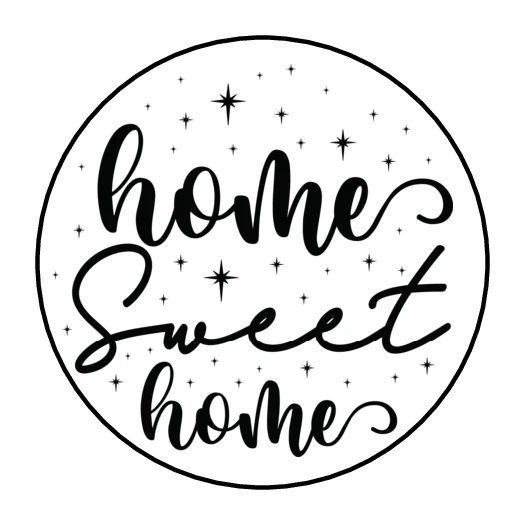 DOPASTICKER Home Sweet Home Stickers Phone Decal Water Bottle Stickers ...