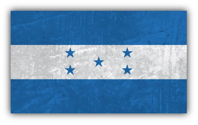 DOPASTICKER Honduras Grunge Flag Sticker Decal Phone Decal Water Bottle ...