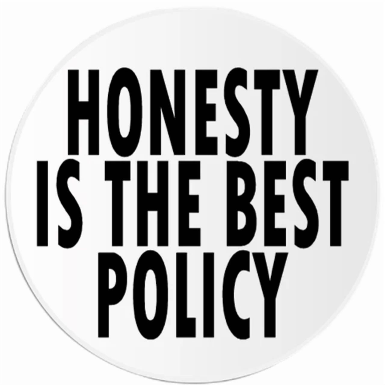 DOPASTICKER Honesty Is The Best Policy Phone Decal Water Bottle ...
