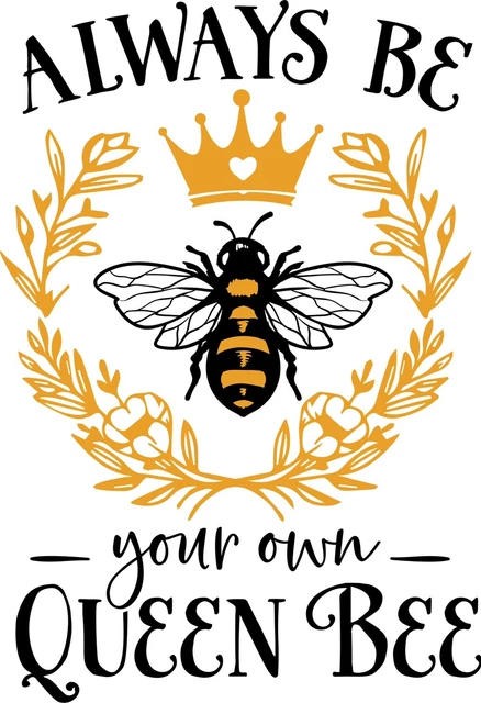 DOPASTICKER Honey Bee Sticker Be Your Own Queen Love Hippie Boho Summer ...